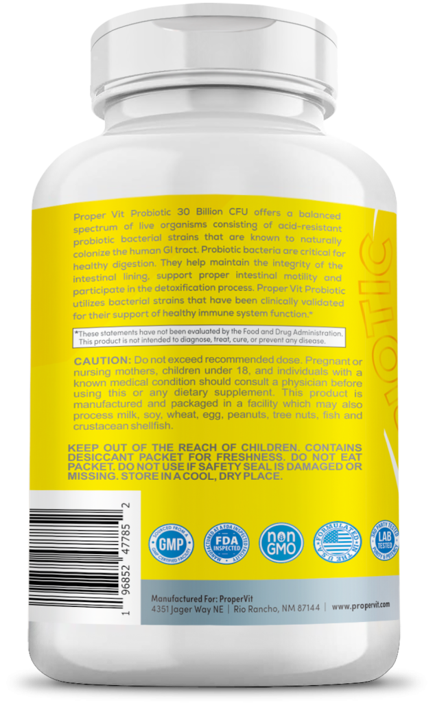 Health Probiotic 30 Billion 30 capsules - Proper Vit