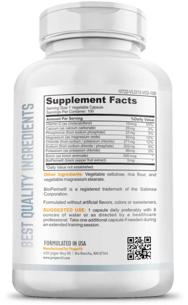 Essential Electrolyte Support Complex 100 capsule - Proper Vit