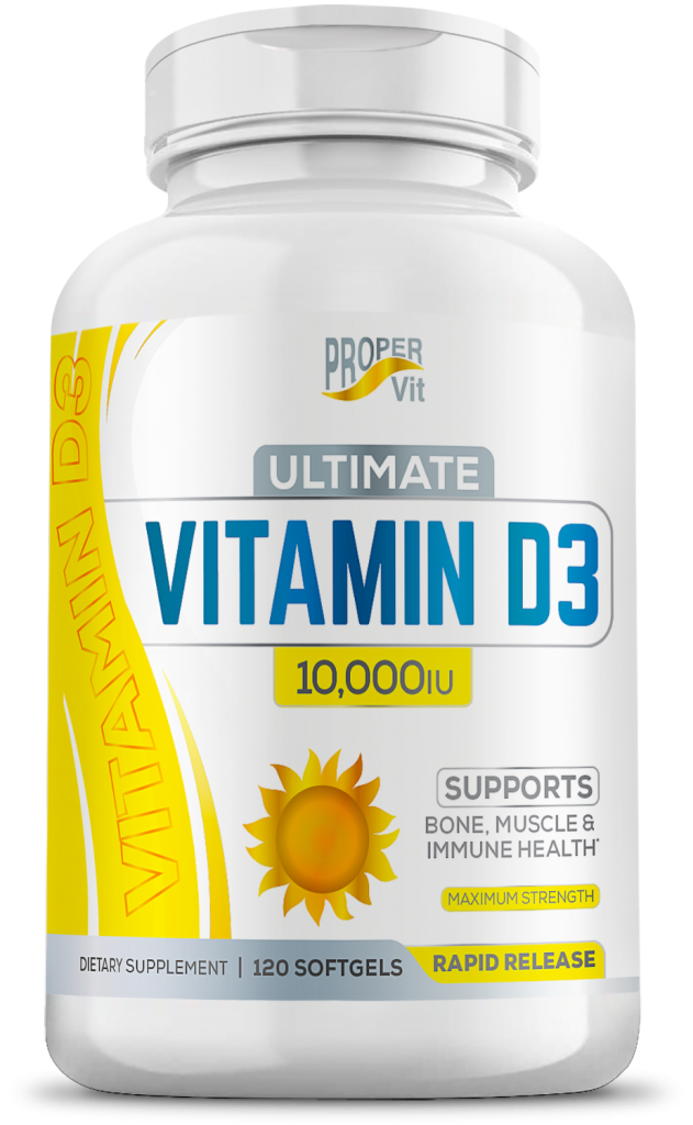 Vit D3 10000iu 120ct - Proper Vit